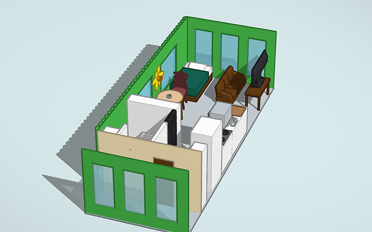 3D design Copy of Interior Design Challenge - Tinkercad