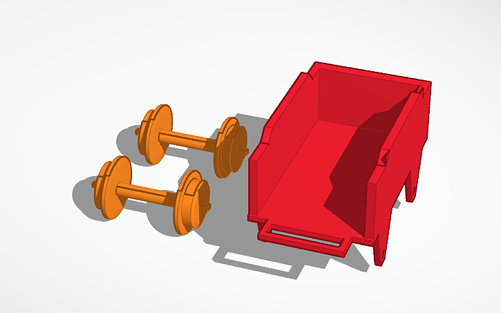 3D design Mettoy 490 Tender Kit - Tinkercad