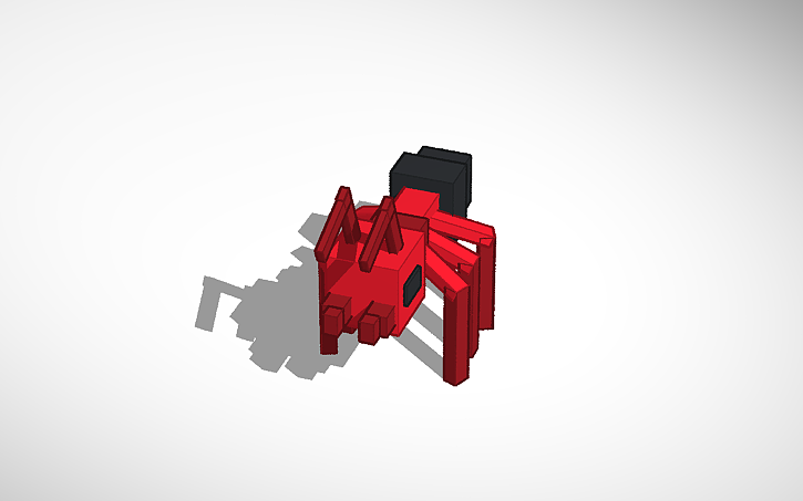 3D design Minecraft fire ants - Tinkercad