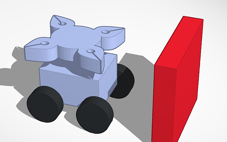 3D design TED day 10: sketch destroyer battle bot - Tinkercad