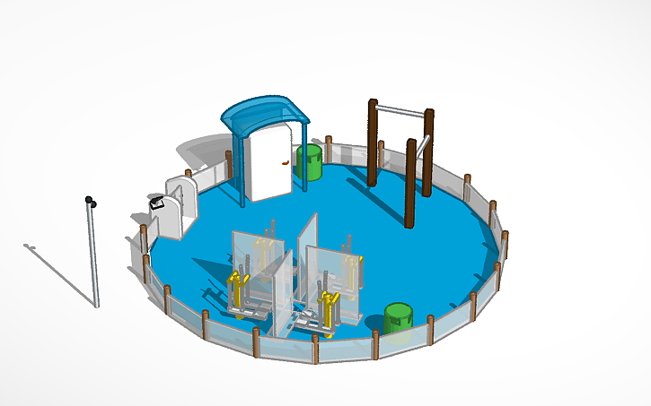 3D design ProID fitness area - Tinkercad