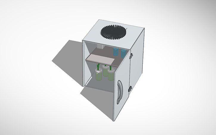 3D design Prototipo mini fridge - Tinkercad