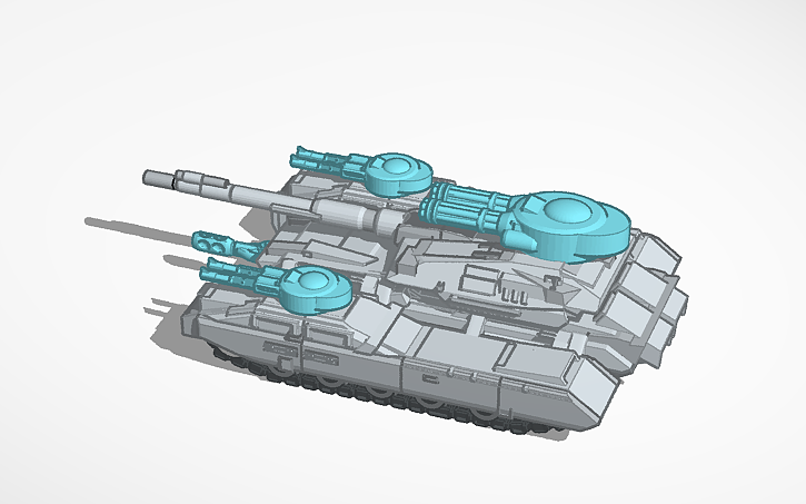 3D design The Tank - Tinkercad