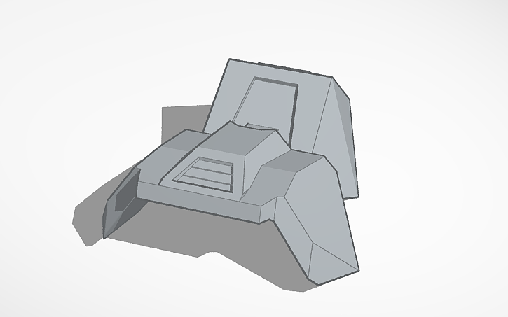 3D design ODST Shoulder - Tinkercad