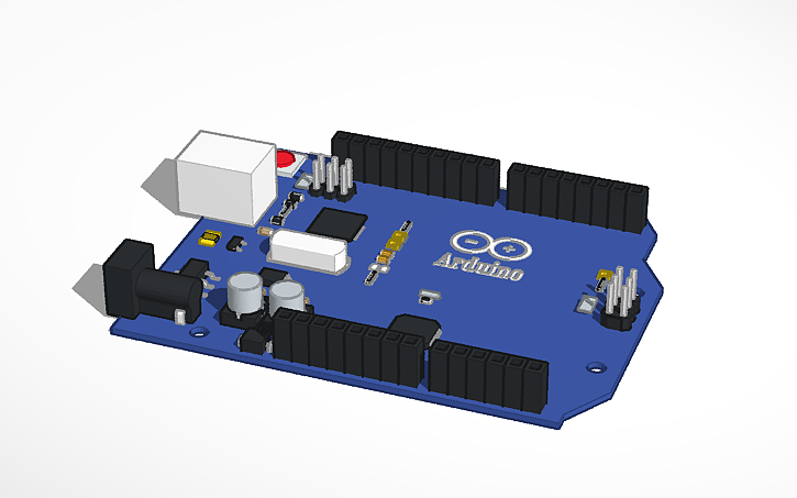 3D design Arduino UNO SMD-Edition - Tinkercad