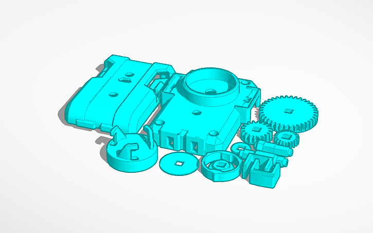 3D design Beyblade X Launcher - Tinkercad