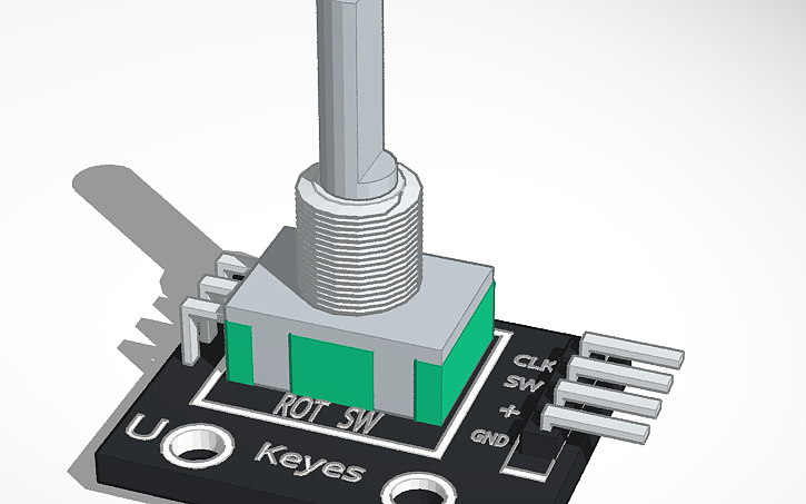 3D design POTENTIOMETER - Tinkercad