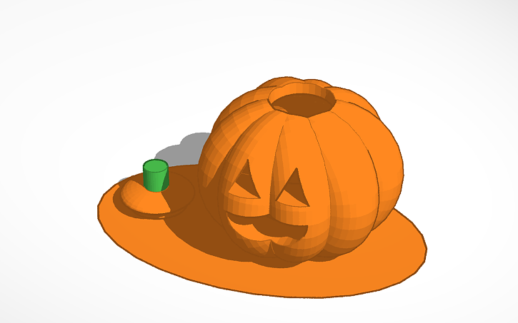 3D design Pumpkin - Tinkercad