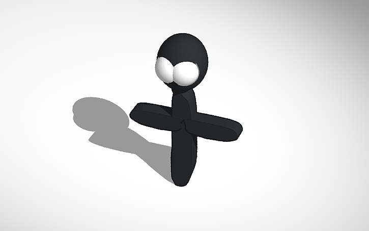 3D design Stickman/Jzboy but its remade.... badly - Tinkercad