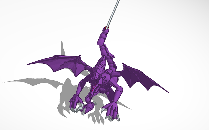 3D design ridley (with a moveable tail) - Tinkercad