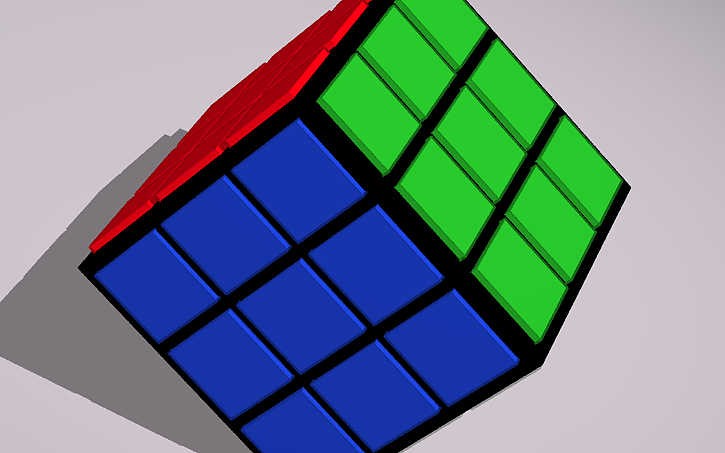 3D design My Rubix Cube - Tinkercad