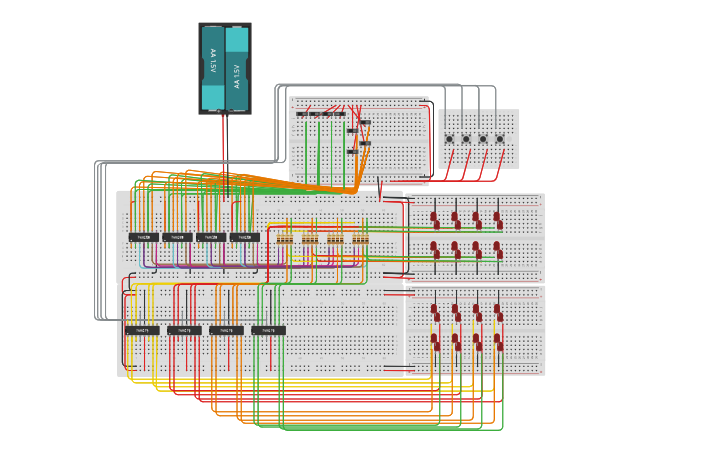 Circuit design memory 16 bit - Tinkercad