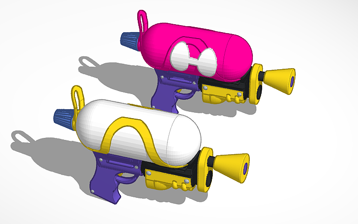 3D design Splatoon 3 Splattershot - Tinkercad