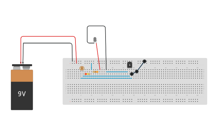 Circuit design automatic streetlight controller - Tinkercad