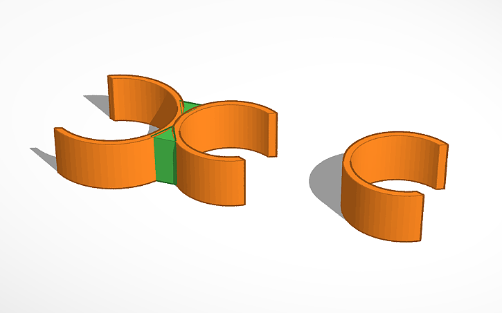 3D design Mini-Vac wand to hose - Tinkercad