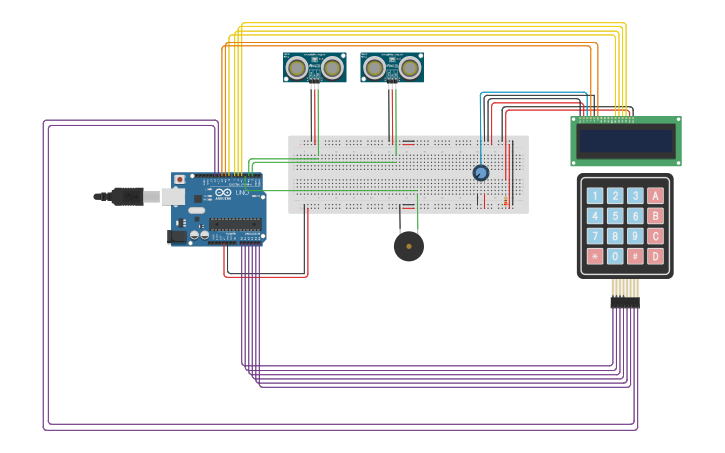 Circuit design EE231 TinkerCAD Assignment - Tinkercad