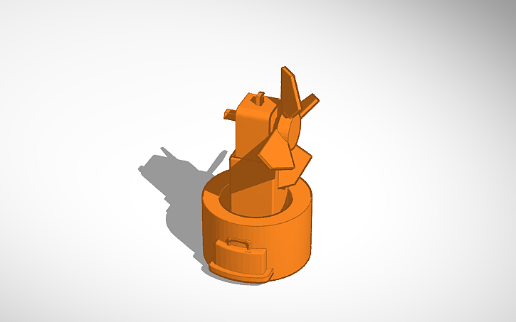 3D design Table Fan - Tinkercad