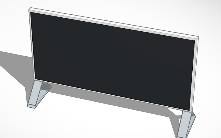 3D design monitor - Tinkercad