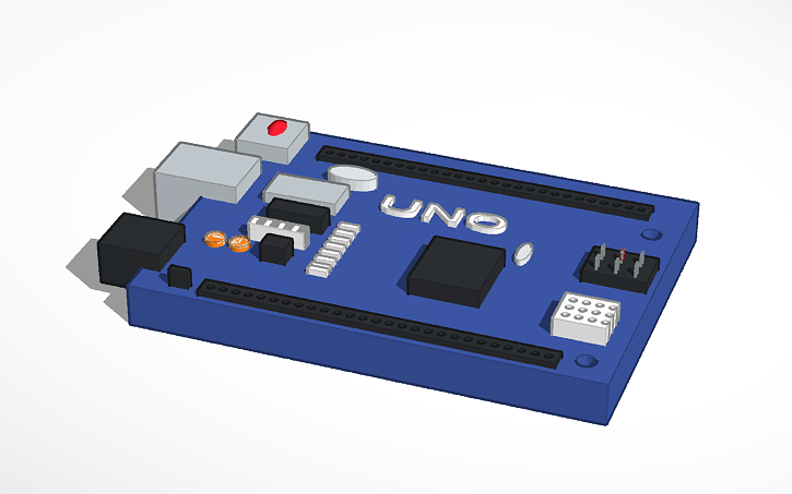 3D design arduino uno - Tinkercad