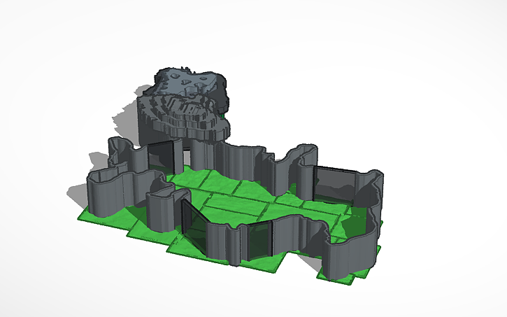 3D design Tasmanian Tiger Enclosure - Tinkercad