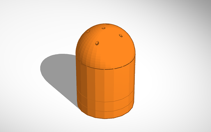 3D design Pinewood Summer 2018 S1 SALT SHAKER matthew mullane - Tinkercad
