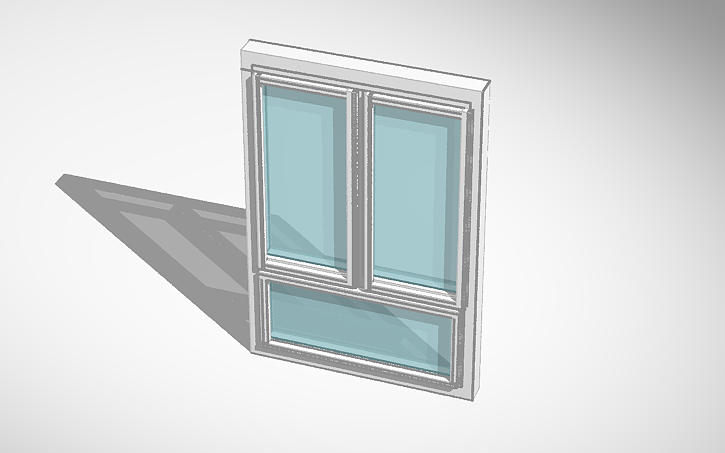 3D design Window - Tinkercad