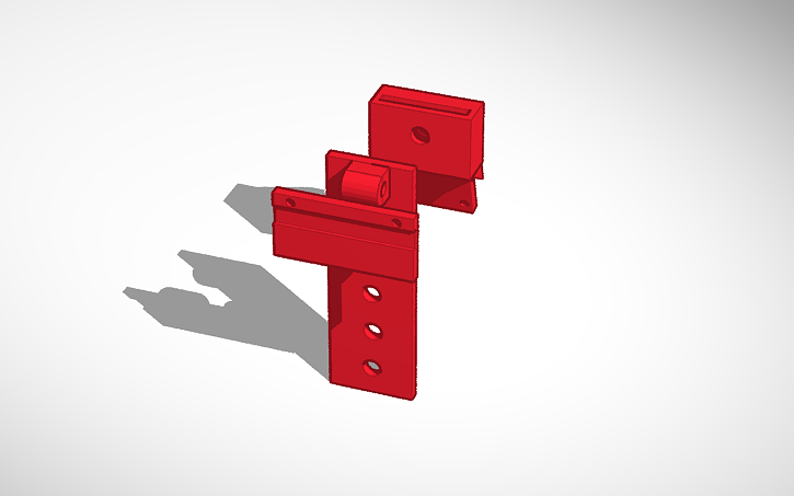 3D design OpenMV Donkey mount - Tinkercad