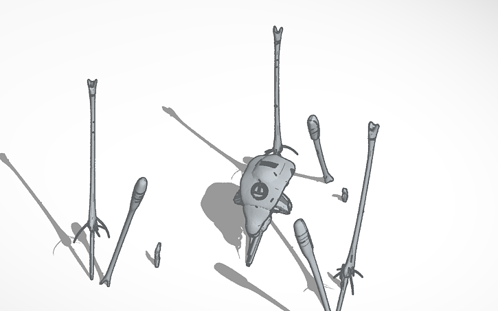 3D design Half-Life 2 Strider - Tinkercad