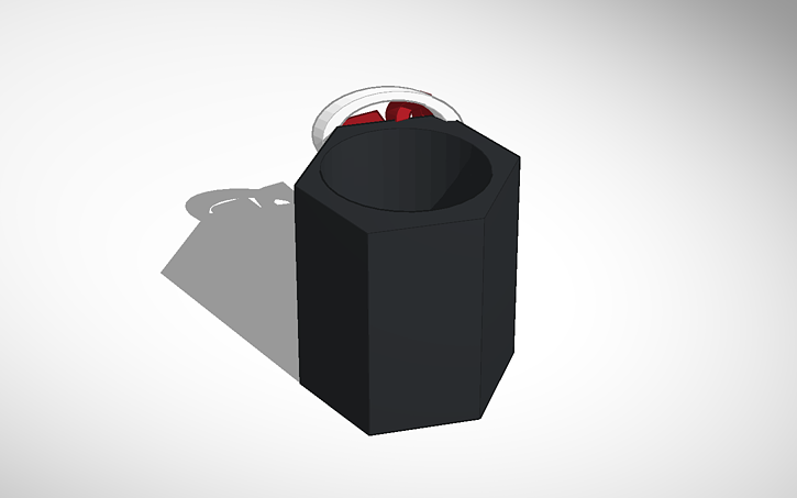 3D design base of national championship trophy - Tinkercad