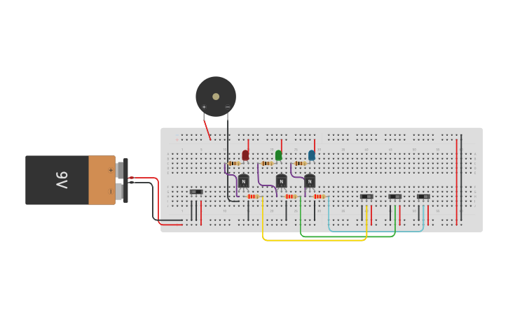 Circuit Design Water Level Indicator Circuit Tinkercad