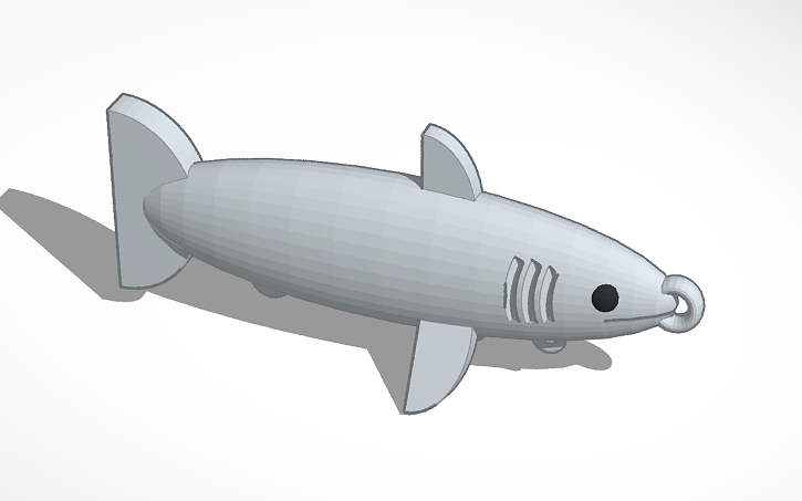 3D design fish - Tinkercad