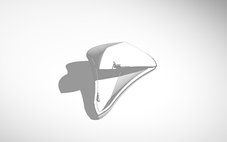 3D design Wave duped Beak - Tinkercad