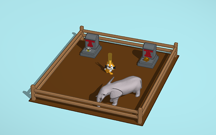 3D design Light Up a Story with Code Challenge: SCRATCH_CAT - Tinkercad