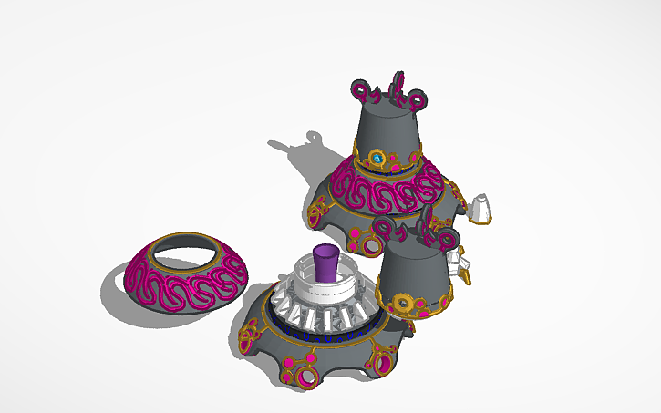 3D design 3D PRINT BOTW guardian (FULLY PRINTABLE) - Tinkercad