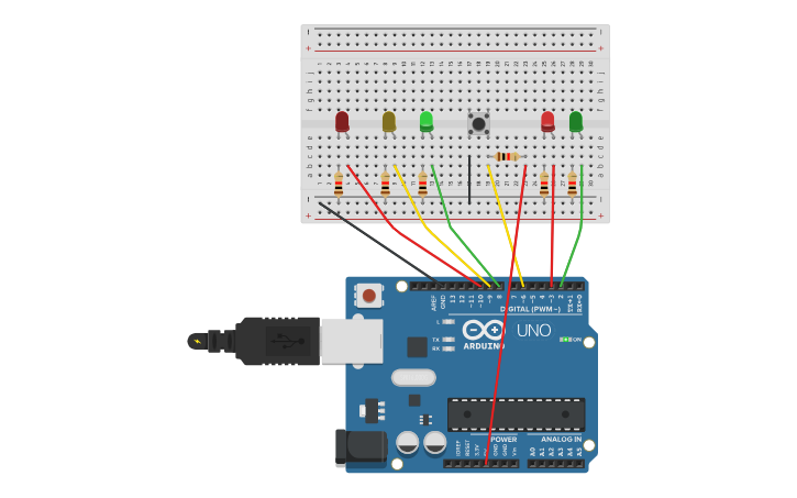 Circuit design proyecto 2 - Tinkercad