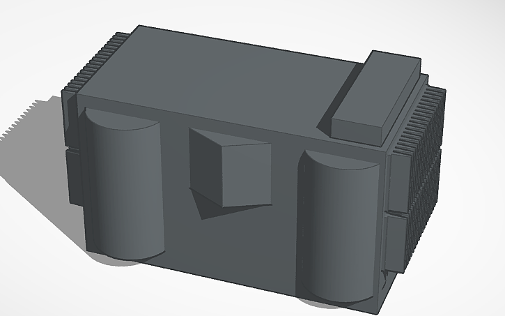 3D design Generator for HO Scale Freight Load - Tinkercad