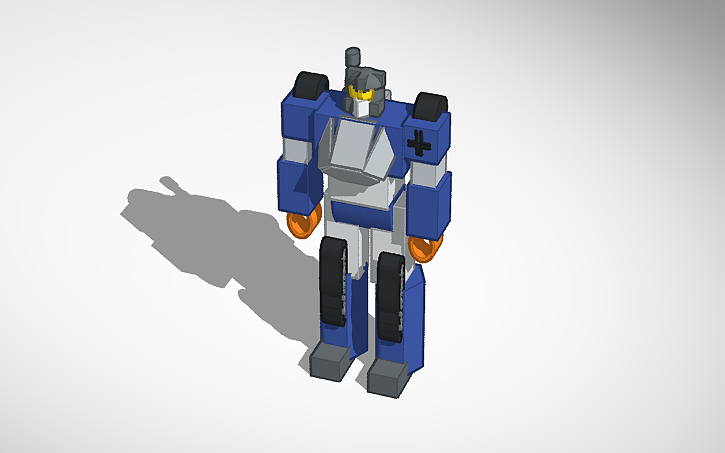 3D design transformers onslaught ww2 - Tinkercad