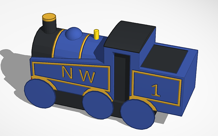 3D design NW Train - Tinkercad
