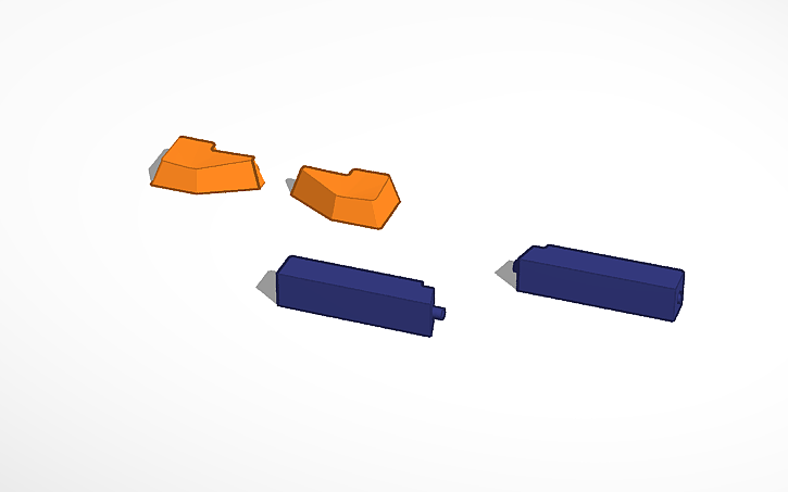 3D design Moonlander Mark I Ergonomic Keycaps V1 - Tinkercad