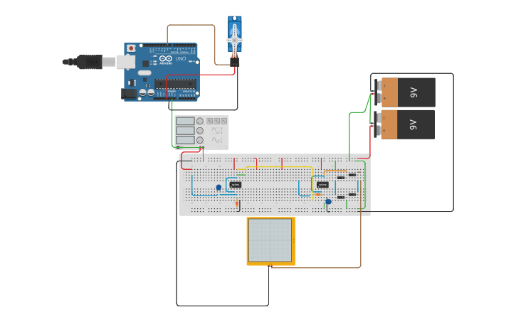 Circuit design prueba 2 EMG - Tinkercad