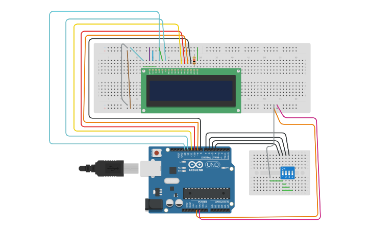 Circuit design Water Level Sensor - Tinkercad