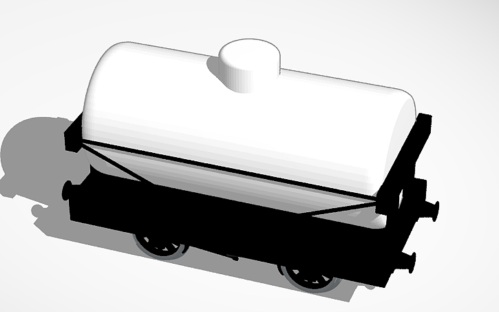 3D design tanker - Tinkercad