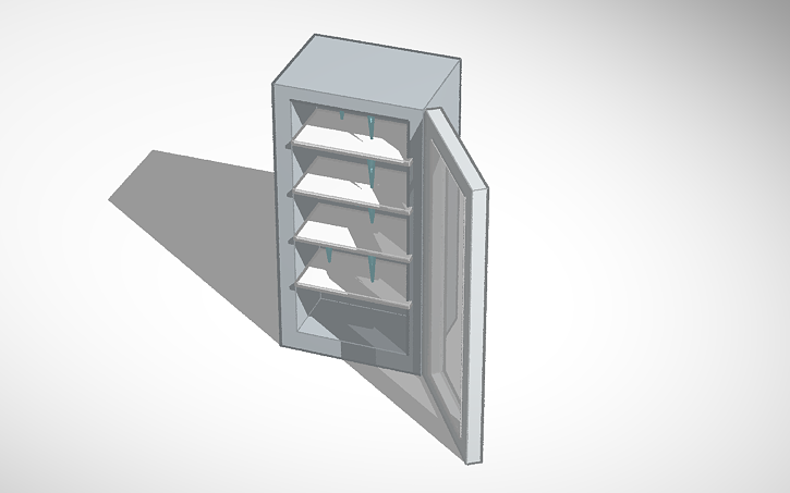 3D design Refrigerator - Tinkercad