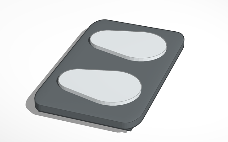 3D design hoverboard model - Tinkercad