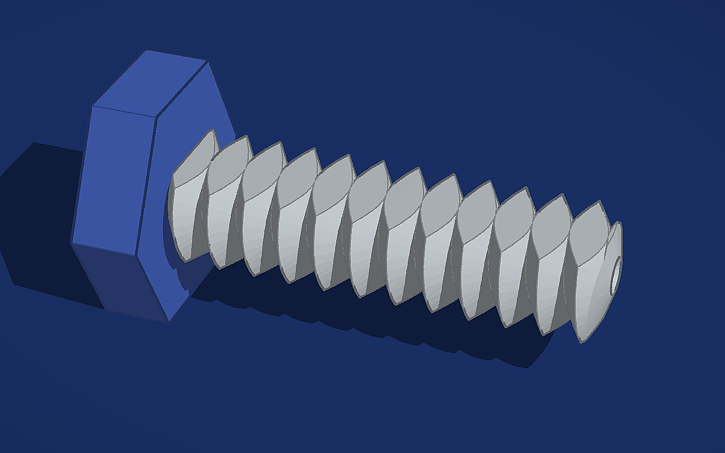 3D design screw you - Tinkercad