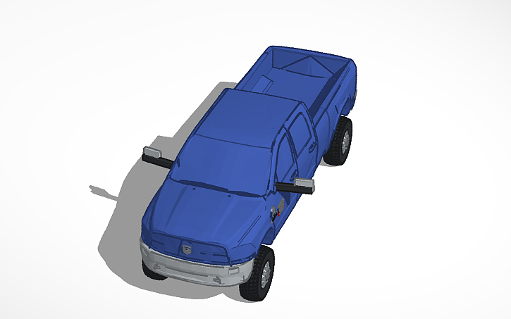 3D design 2010 dodge ram 3500 - Tinkercad