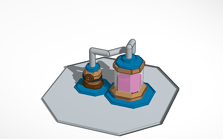 3D design Elixir Pump - Tinkercad