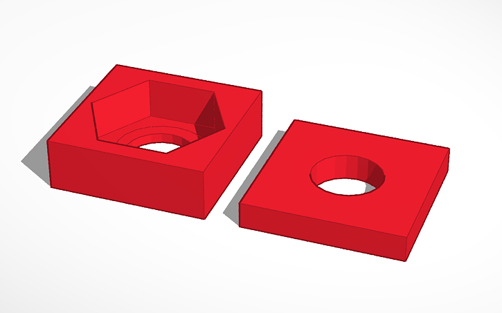 3D design M3 bolt and screw fitting - Tinkercad