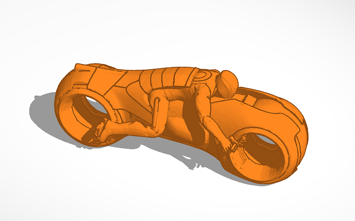 3D design Tron bike - Tinkercad