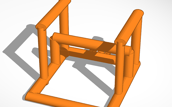3D design ROV frame - Tinkercad